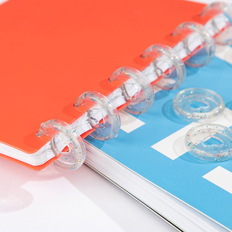 20 Stuks Glitter Sequin Hart Bindmiddel Ringen Pad... – Vicedeal