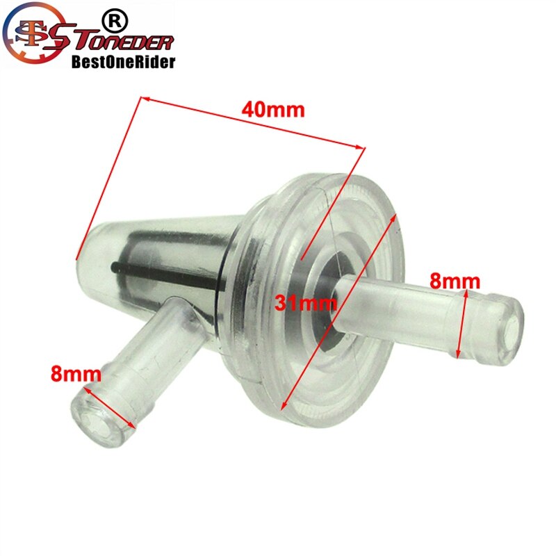 STONEDER 5x 90 Degree 1/4" In-Line Fuel Filte... – Grandado