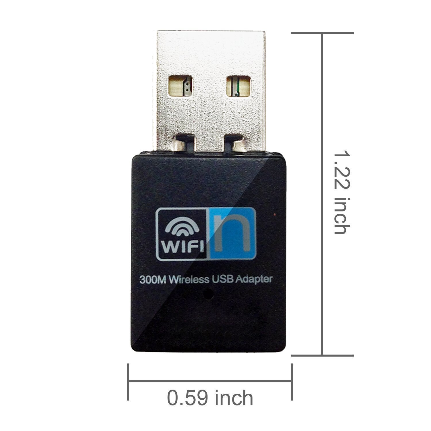 USB 300m Wireless Network Card 2.0 Mini WIFI Recei... – Grandado