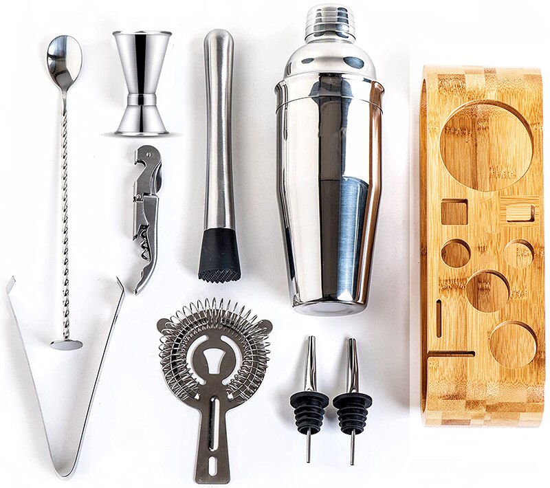 Mixology Bartender Kit: 10-Piece Bar Tool Set with... – Vicedeal