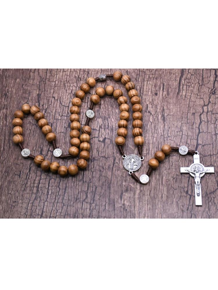 Käsintehty pyöreä helmi rukouskaulakoru miesten ri... – Grandado