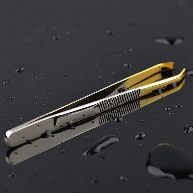 1Pc Rvs Wenkbrauw Pincet Platte Tip Eye Brow Pince... – Grandado