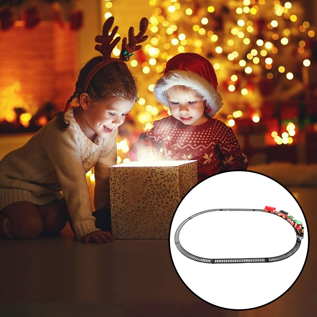 14 Pieces Classic Model Electric Train Set Play To... – Grandado