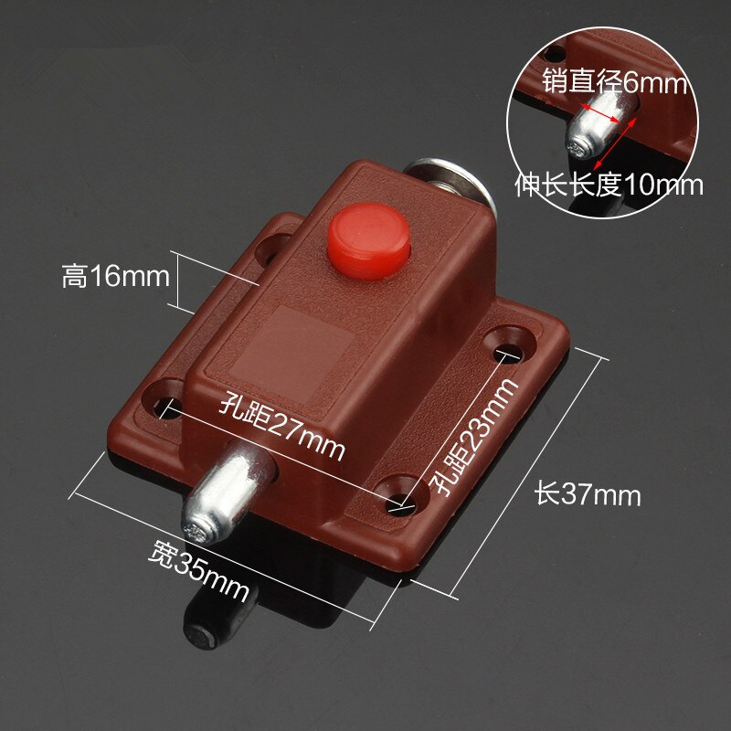 2pc/Lot Black Brown White Plastic Spring Latch Doo... – Grandado