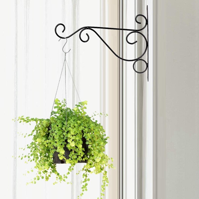 2Pcs Hanging Basket Hook Hanging Brackets European... – Grandado