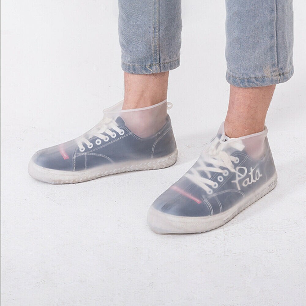 1 Pair Silicone Waterproof Shoe Protector Cover Ou... – Grandado