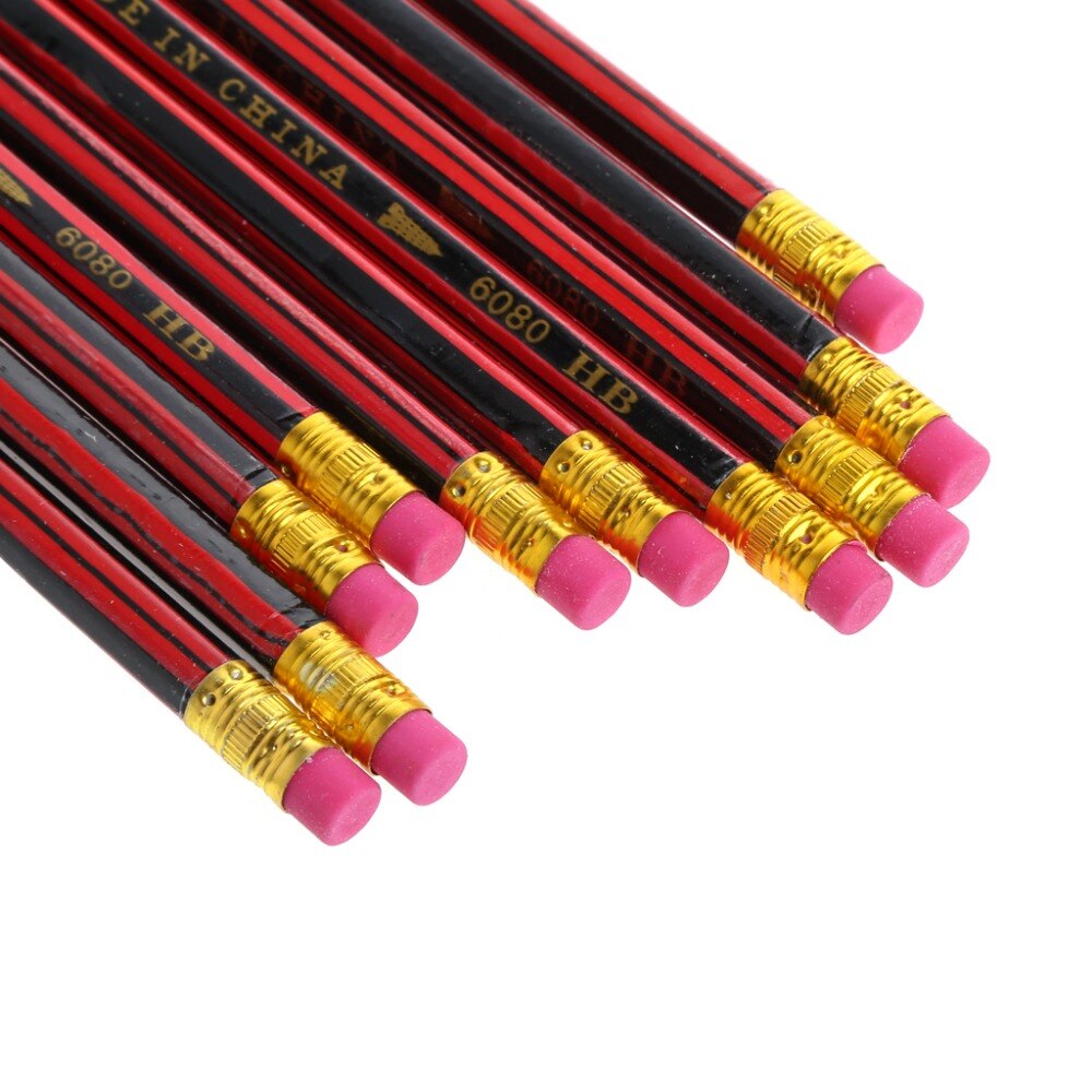 10 PCS/lot HB crayons Standard pour école classiqu... – Grandado