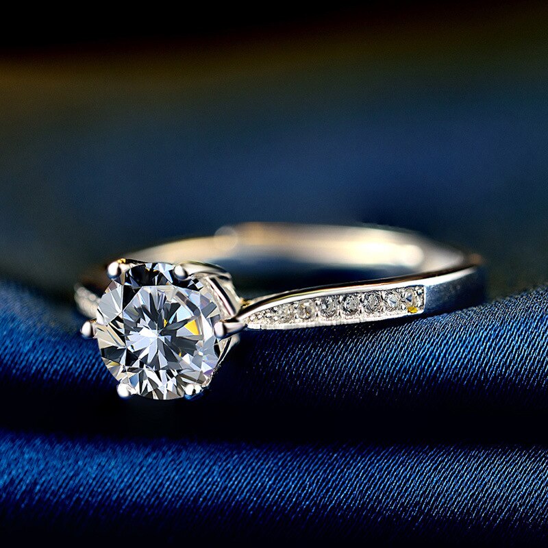 Verlovingsring Crystal Rings Engagement Vrouwen Ri... – Vicedeal