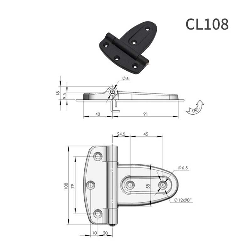 T Shaped Rustproof Plastic Light Duty Shed Hinge G... – Vicedeal