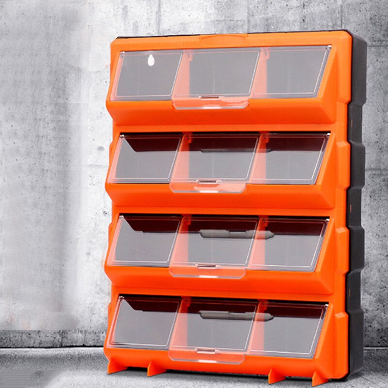 12 Bins Storage Tool Case Plastic Parts Storage Ha... – Grandado