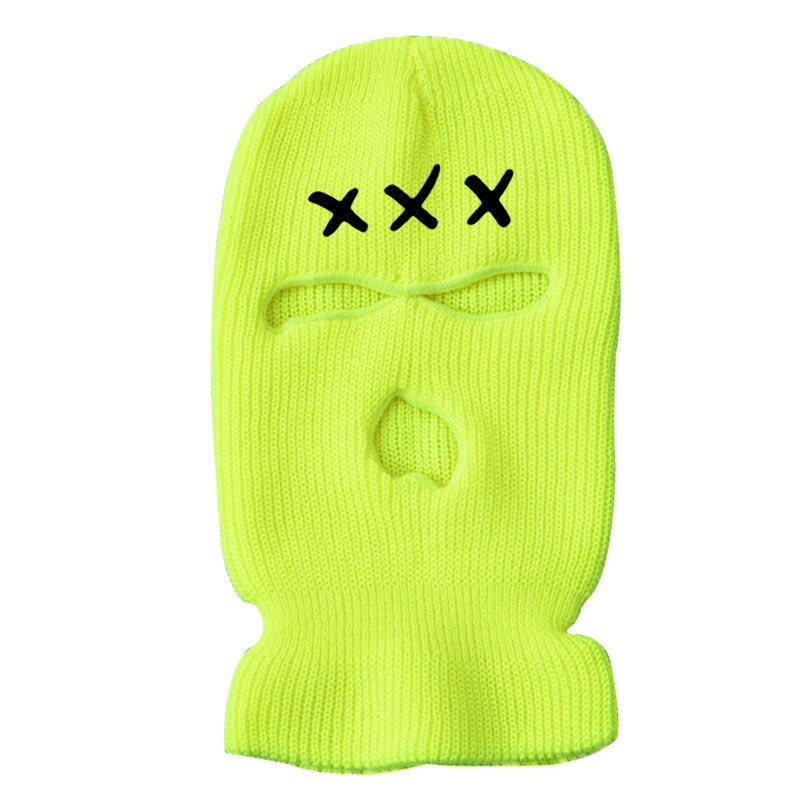 Unisex Ski Mask Winter Warm 3-Hole Knit Hat Full F... – Grandado