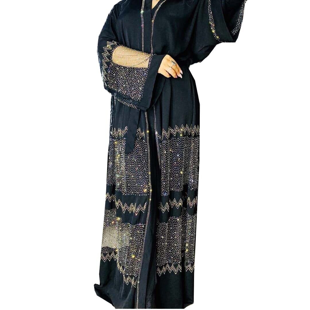 Ramadan Eid Mubarak Abaya Dubai Femme Turkish Luxu... – Vicedeal