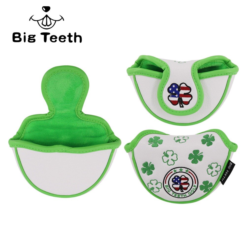 Big Teeth Golf Head Cover Mallet Putter Cover Luck... – Grandado