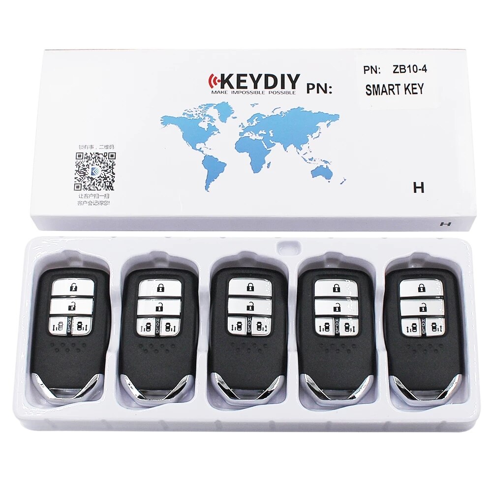 KEYDIY Universal Smart Key fob 4 Buttons ZB10-4 fo... – Vicedeal