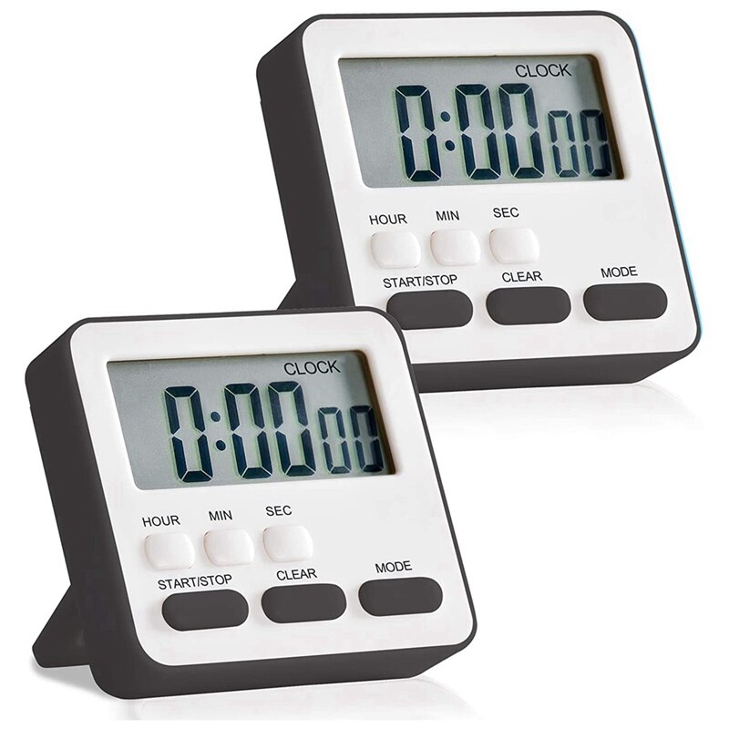 24-Hours Digital Kitchen Timer, Large Display, Lou... – Grandado