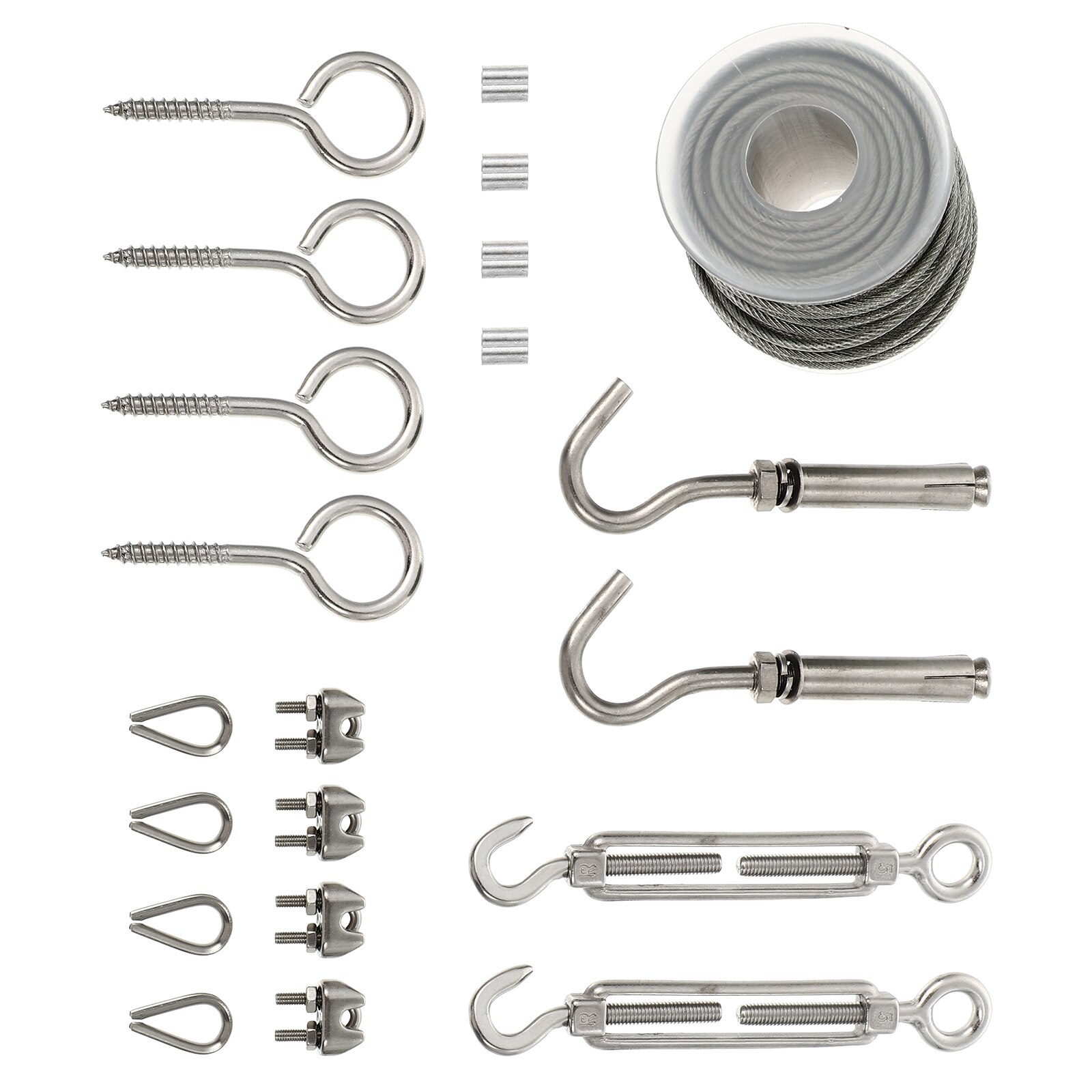 1 Set Practical Wire Rope Hanging Wire Kit Stainle... – Grandado