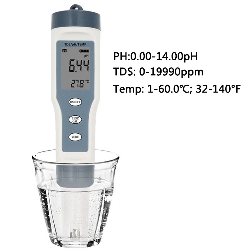 EZ9901 3 in 1 TDS Temp PH Tester Digital TDS Meter... – Vicedeal