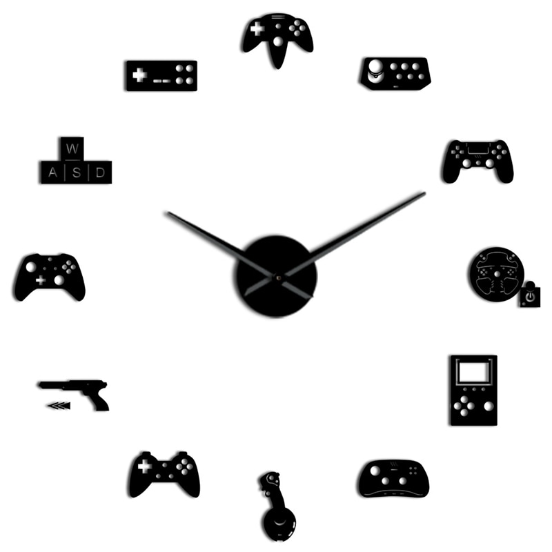 Newest Game Controller Video Diy Giant Wall Clock ... – Grandado