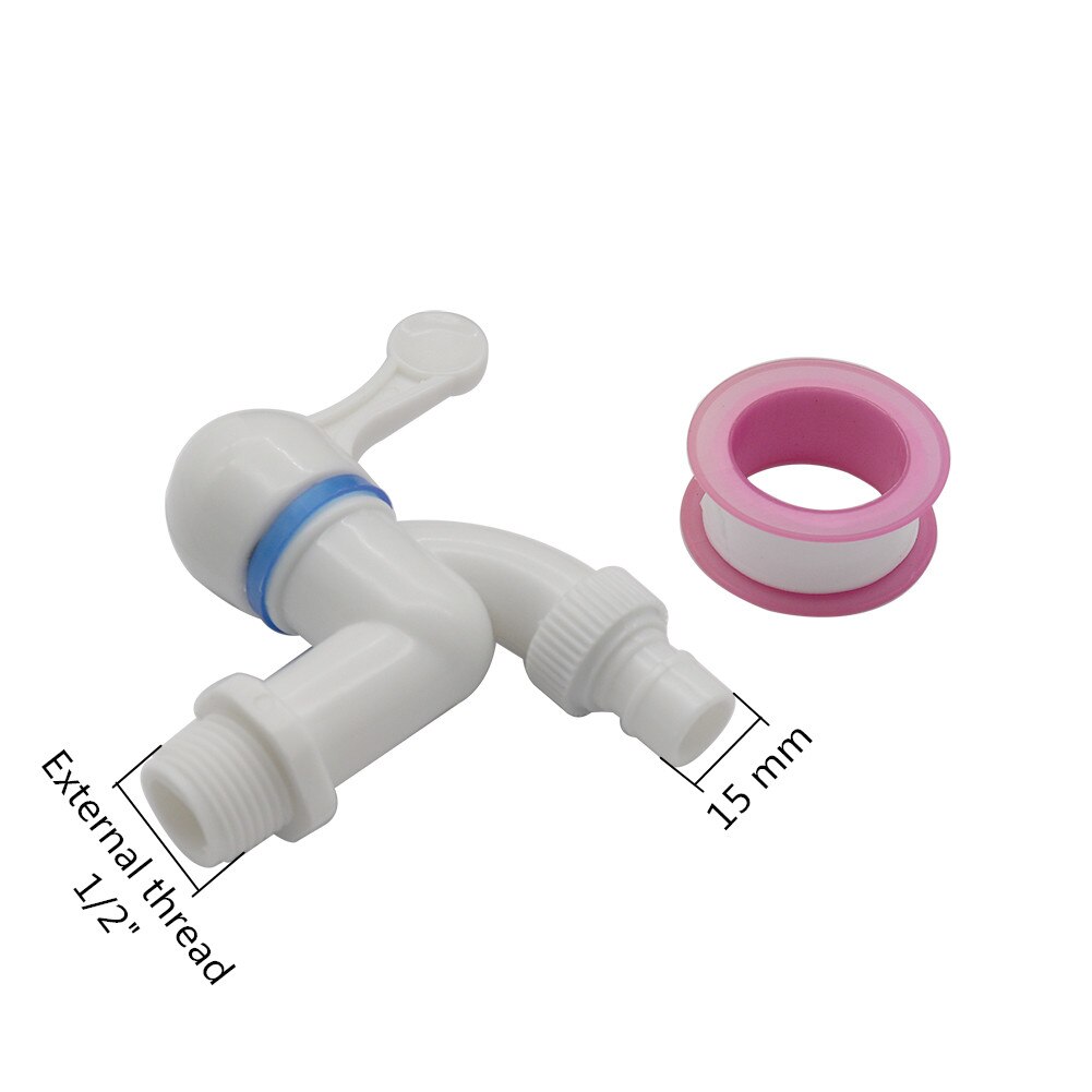 Plastic 3/4" 1/2" Male Thread Faucet 15mm Outlet D... – Grandado