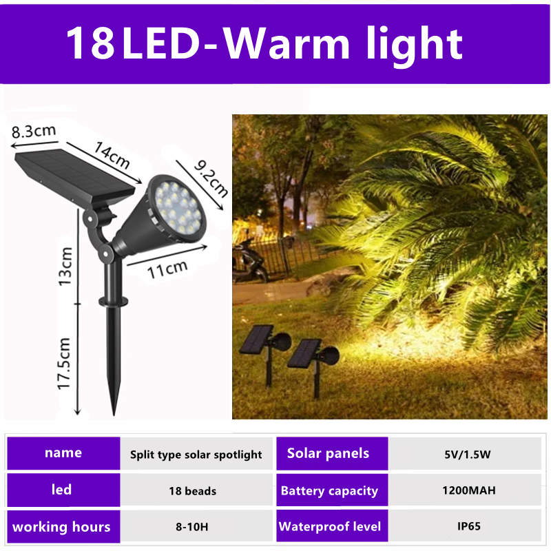 Unique 18 Led Rgb Spot Light Waterproof Garden Led... – Grandado