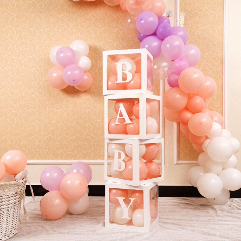 DIY Transparent Balloons Box Latex Balloon Blocks ... – Vicedeal