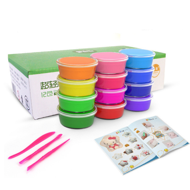 Box Set 36 colors Plasticine Play Clay Slimes Magi... – Grandado