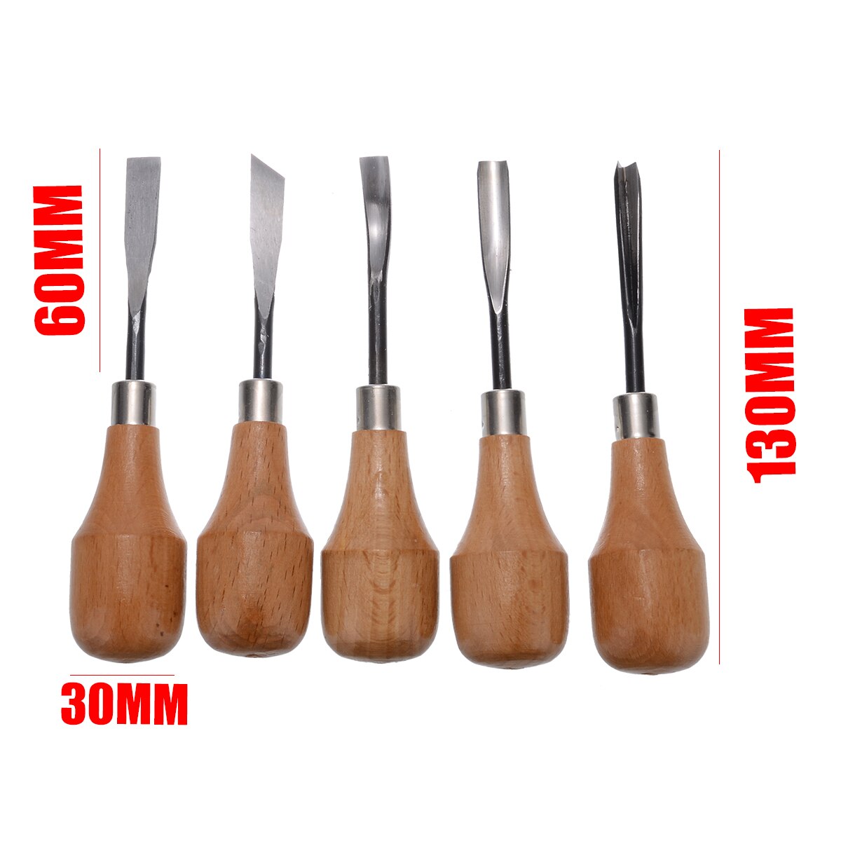 5Pcs Lathe Wood Carving Chisels DIY Hand Carving C... – Grandado