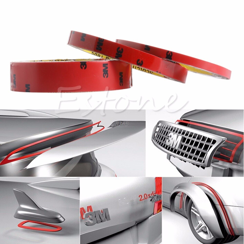 0.6/1/2CM 3M/Roll Automotive Double Sided Attachme... – Grandado