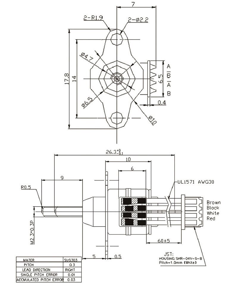 DC 6V-12V Linear Schraube Stepper Motor 12mm Hub P... – Vicedeal