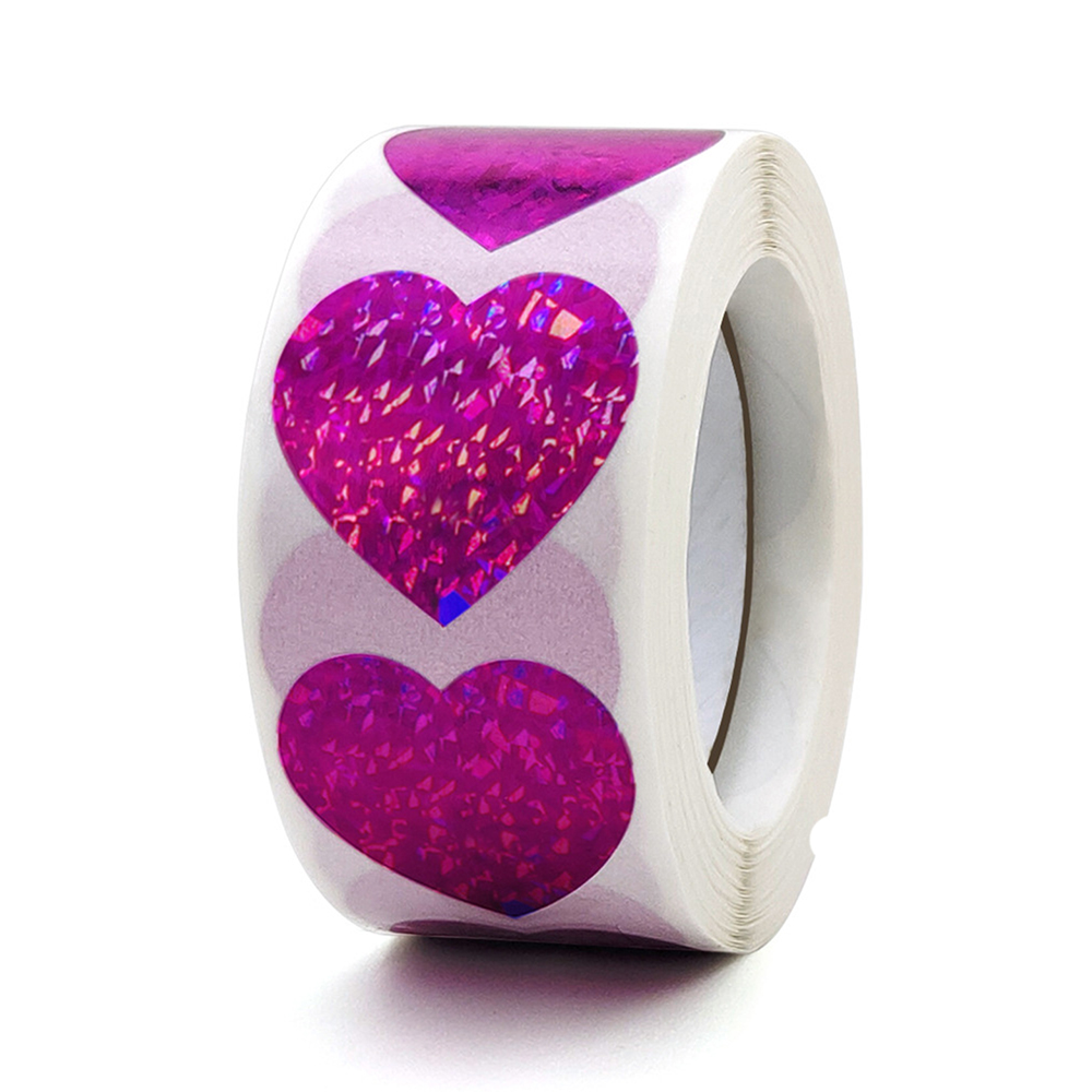 100-500pcs Heart Stickers for Envelopes Valentine'... – Grandado
