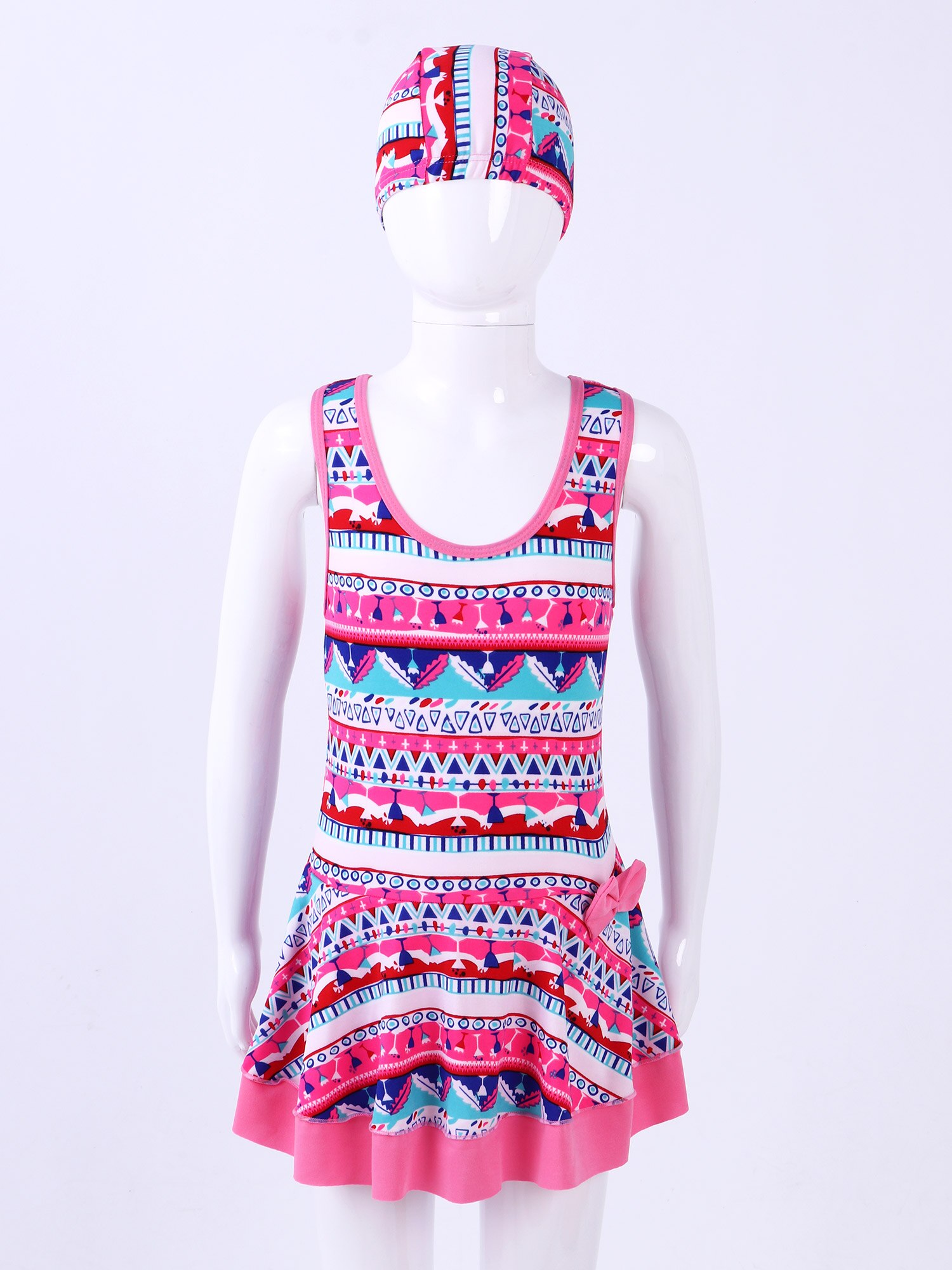 Kids Girls Swimwear Swimming Suit Straps Cross at ... – Grandado