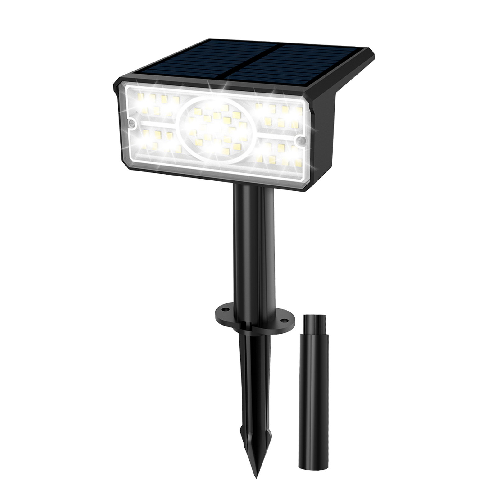 3000K/6000K/Blue/Green Solar Spotlight Solar Garde... – Grandado