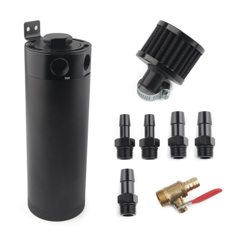 Universal Billet Aluminum Baffled 2-port Long Oil ... – Vicedeal