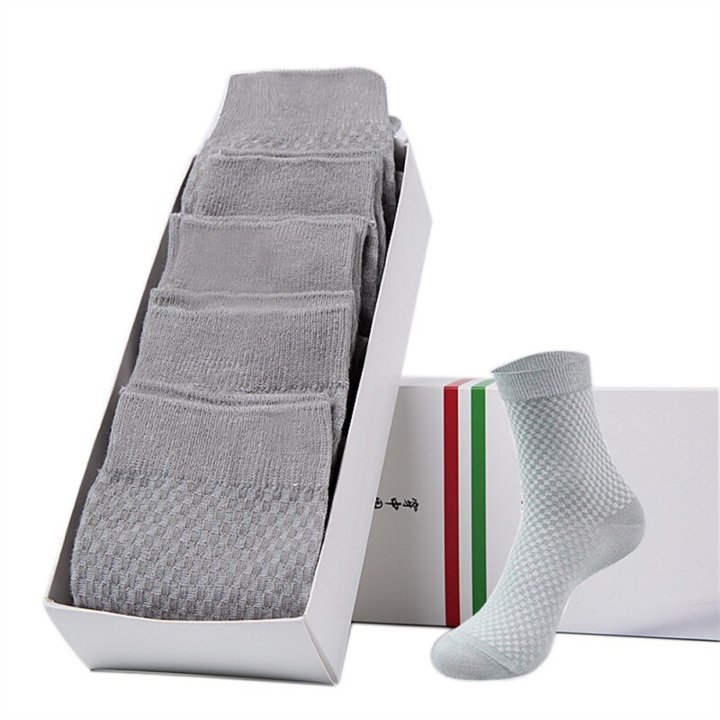 5 pairs/ lot Men Bamboo Fiber Socks Brand Sport An... – Grandado