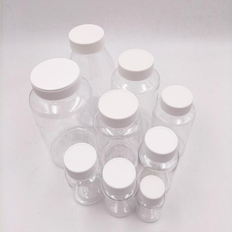 Plastic transparent bottle with cover food grade w... – Vicedeal