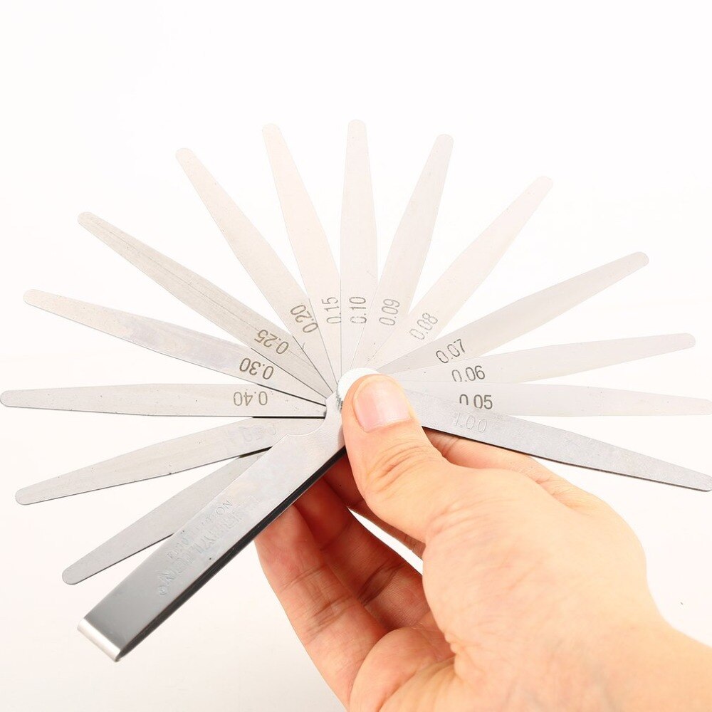 Feeler Gauge 0.05-1.00mm Metric 14 Blades Spark Pl... – Grandado