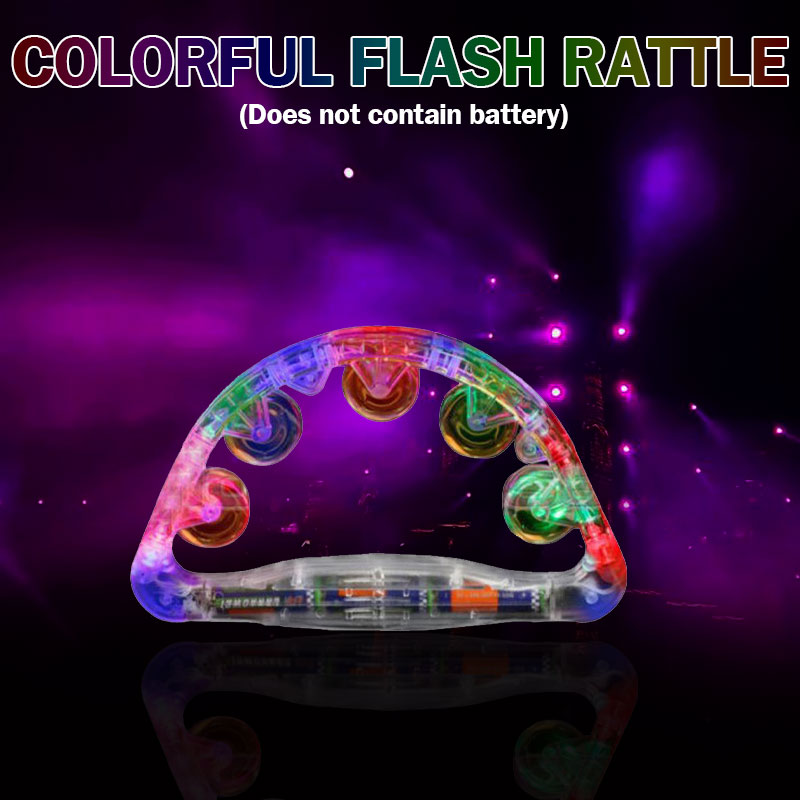 Sensory LED Lighting Toy Flashing Tambourine Music... – Grandado
