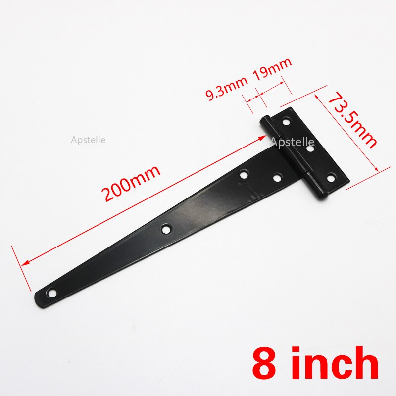 1 Pcs Black Paint T Shape Triangle Hinge Cabinet S... – Vicedeal