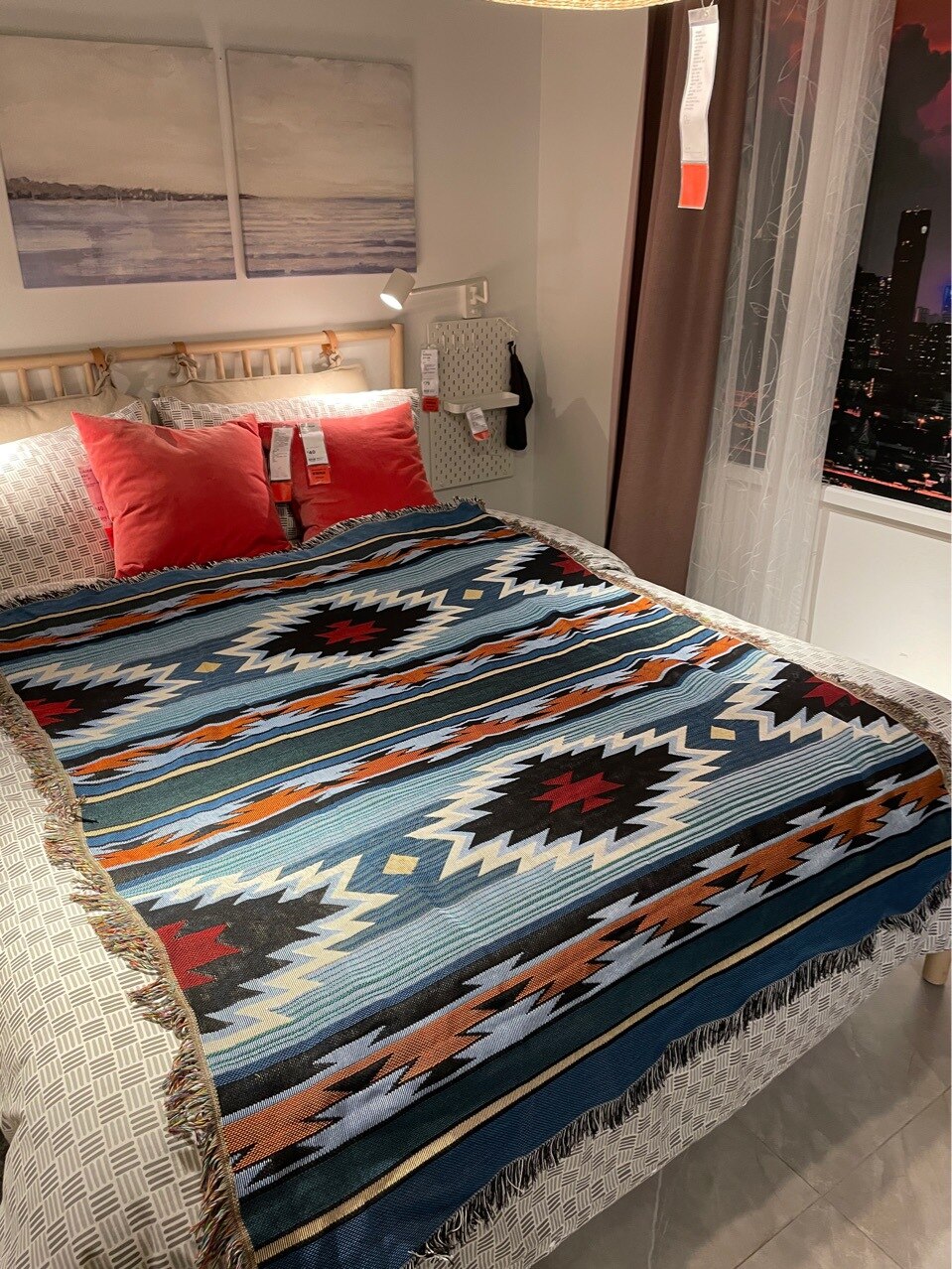 ONGLYP Bohemian Indian Throw Blanket Sofa Couch Co... – Grandado