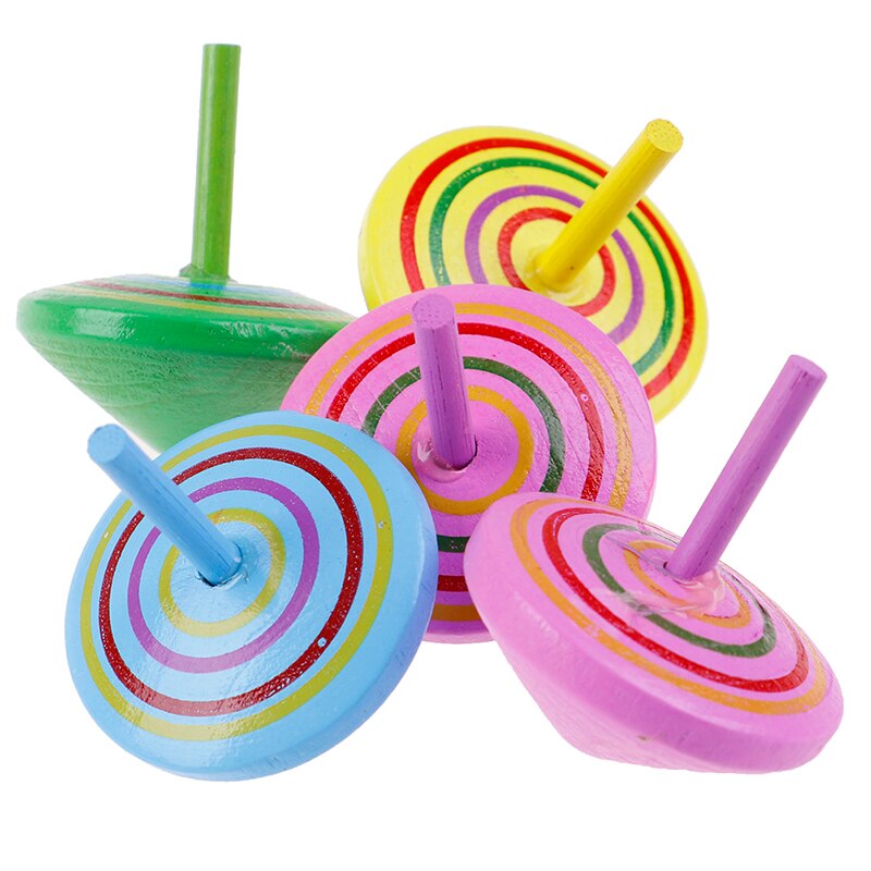 1 PC Kids Wood Gyro Toys Children Adult Relief Str... – Grandado