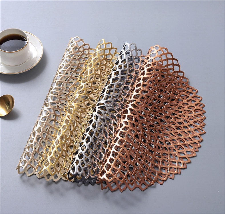 high-grade hollowed-out PVC non-slip dining mat co... – Vicedeal