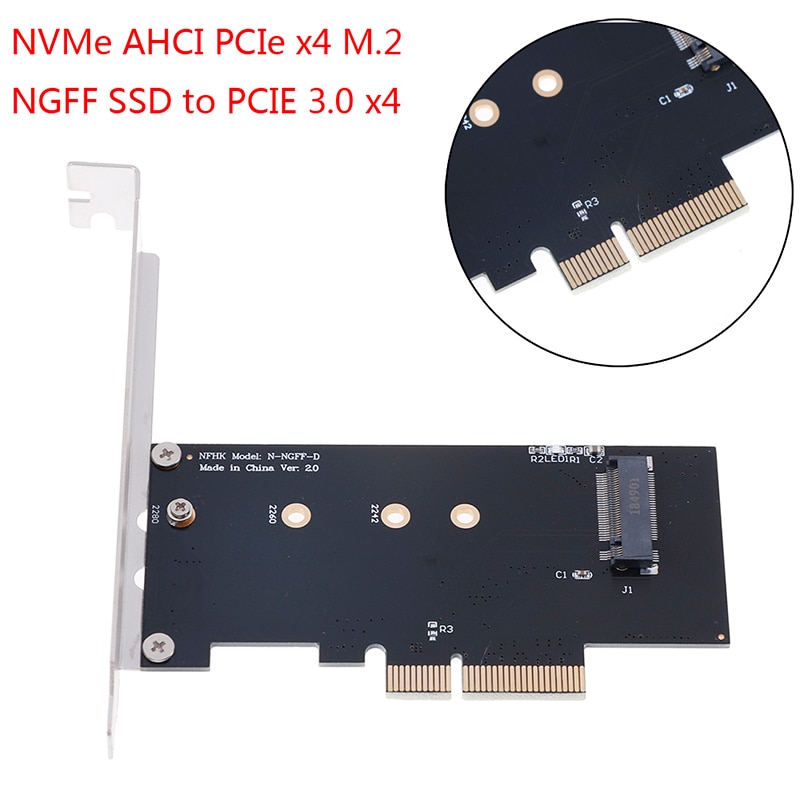 NVMe AHCI PCIe X4 M.2 NGFF SSD To PCIE 3.0 X4 Conv... – Vicedeal