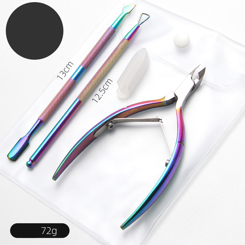 BQAN Multicolor Nail Cuticle Pusher Spoon Dual-end... – Vicedeal
