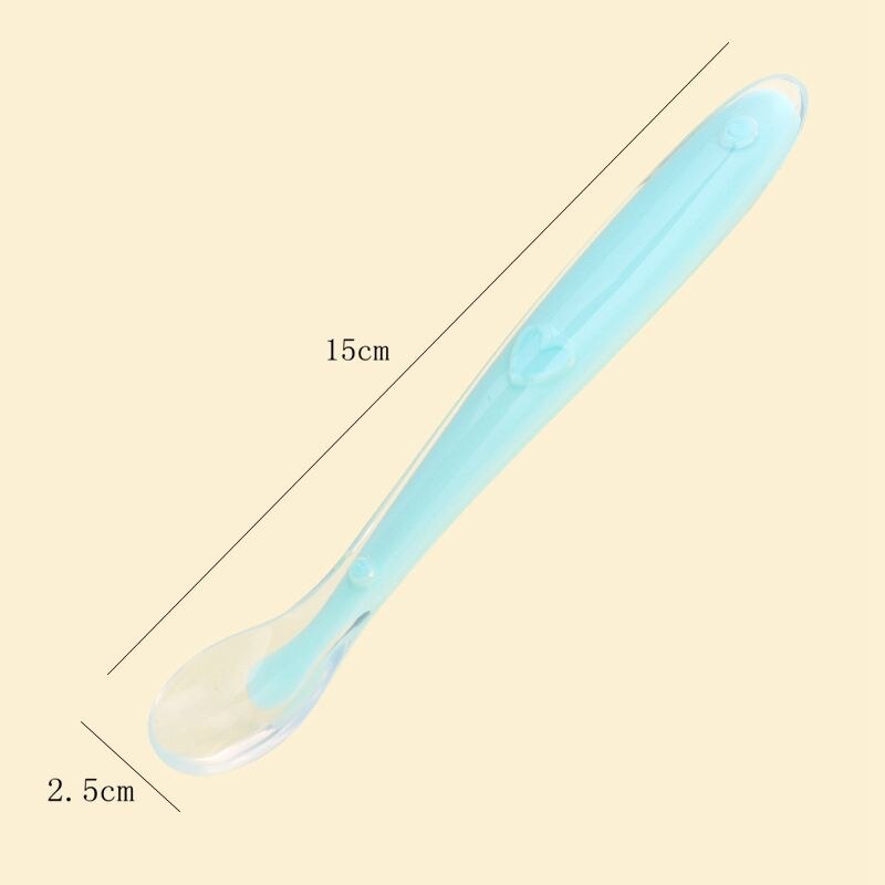 1Pc Veiligheid Siliconen Lepel voor Baby Baby Kind... – Grandado