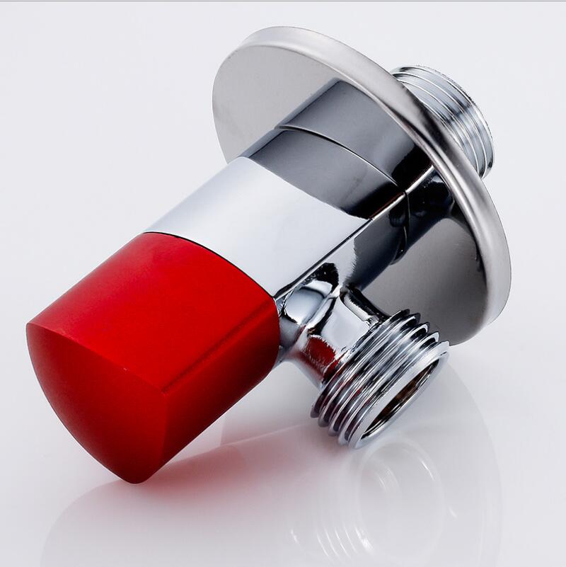 Red And Blue Signs Copper Triangle Valve Toilet Te... – Vicedeal