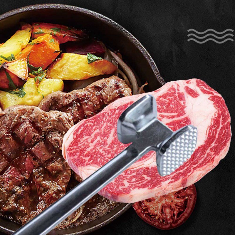 Steak Tender Meat Beat Hammer Kitchen Household Al... – Grandado