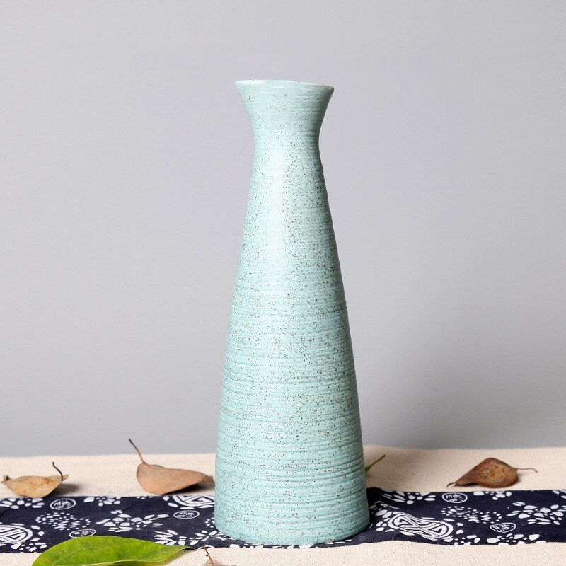 1 stk blå vase keramikkvase hjemmedekorasjonstilbe... – Grandado