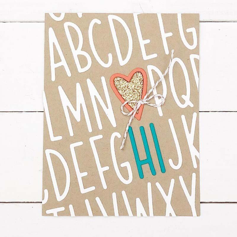 Reunion Large Big Alphabet Set Die Cut Letter Meta... – Grandado