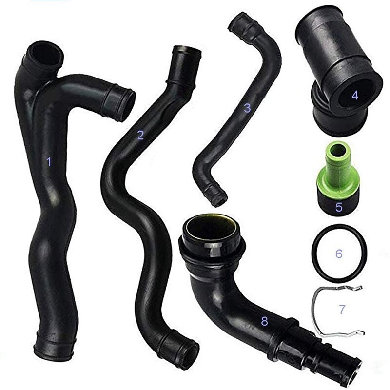 6Pcs Engine Crankcase Breather Hose for Golf J-Ett... – Grandado
