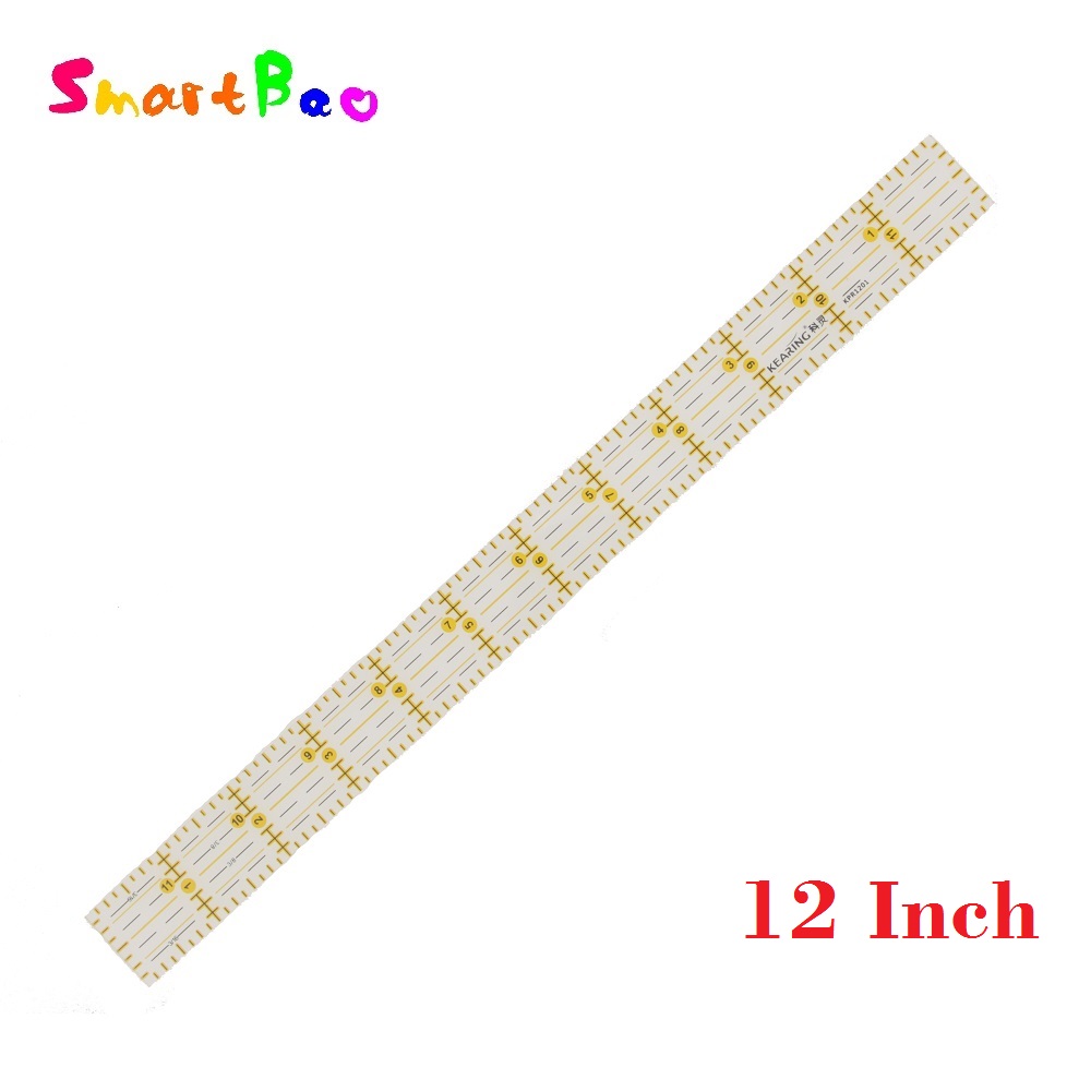12 Inch Patchwork Ruler DIY Handmade Quilt Ruler 3... – Vicedeal